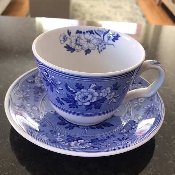 Spode | Dining | Spode Blue Room Georgian Series Tea Cup Saucer Set ...
